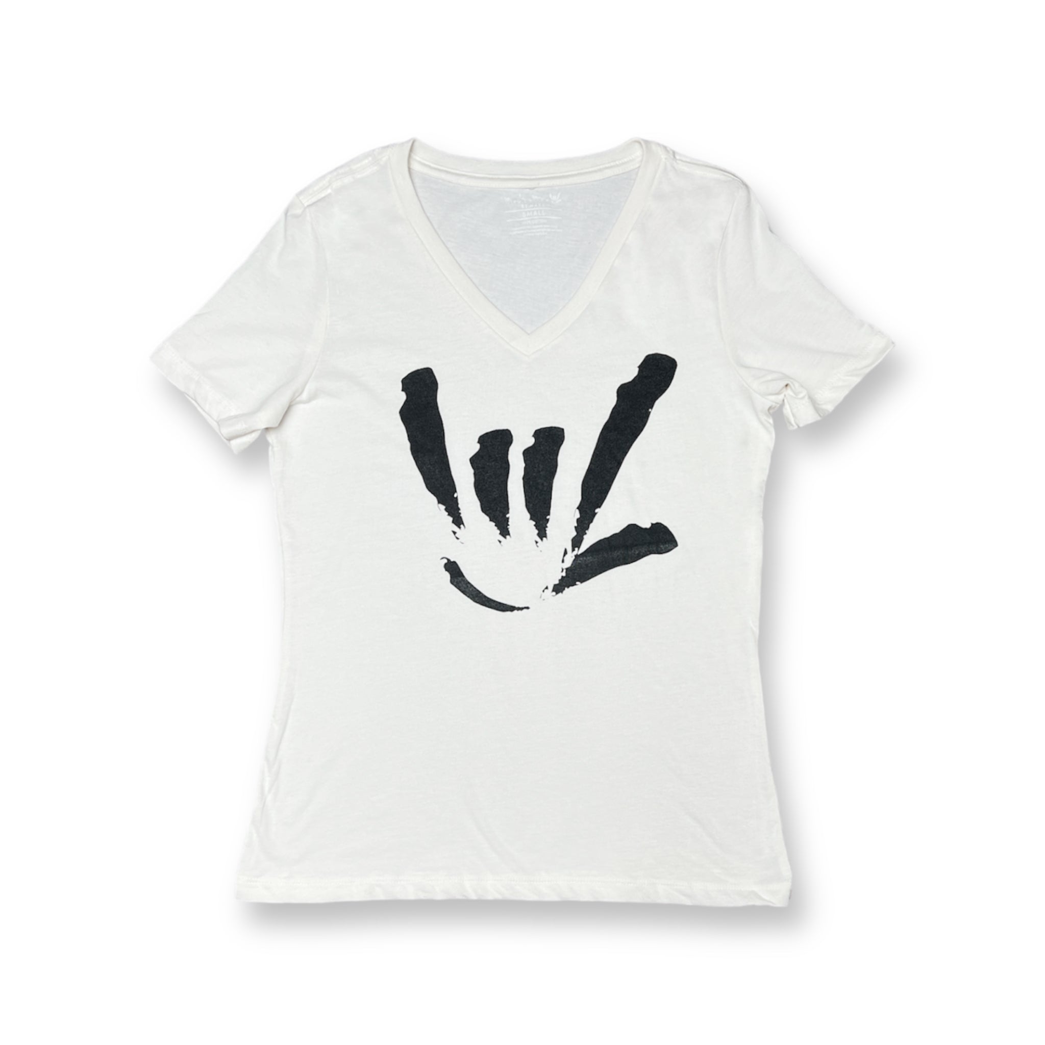 WOMEN ILY SIGN V-NECK TEE – ByMara